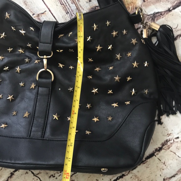Yoki | Bags | Yoki Black Studded Shoulder Bag | Poshmark